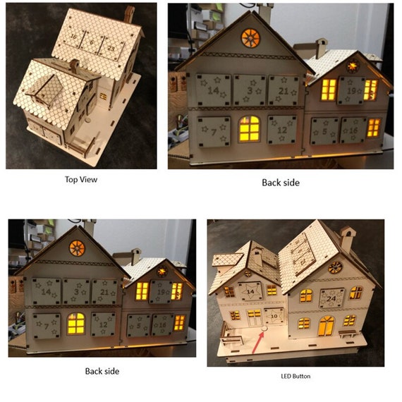 3D Doll House File Puzzle Laser Cut File Wooden Light House - Etsy