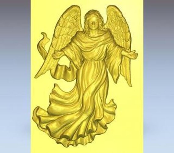 3D Angel STL Model Best Digital File New CNC Cutter File - Etsy
