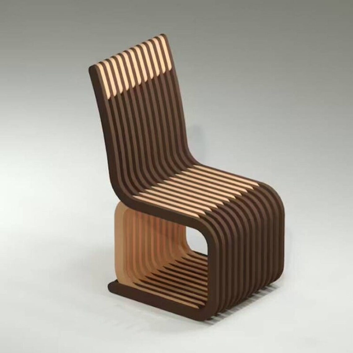 Parametric Chair File, Laser Cut Vector Model, Files for Laser, 2022 ...