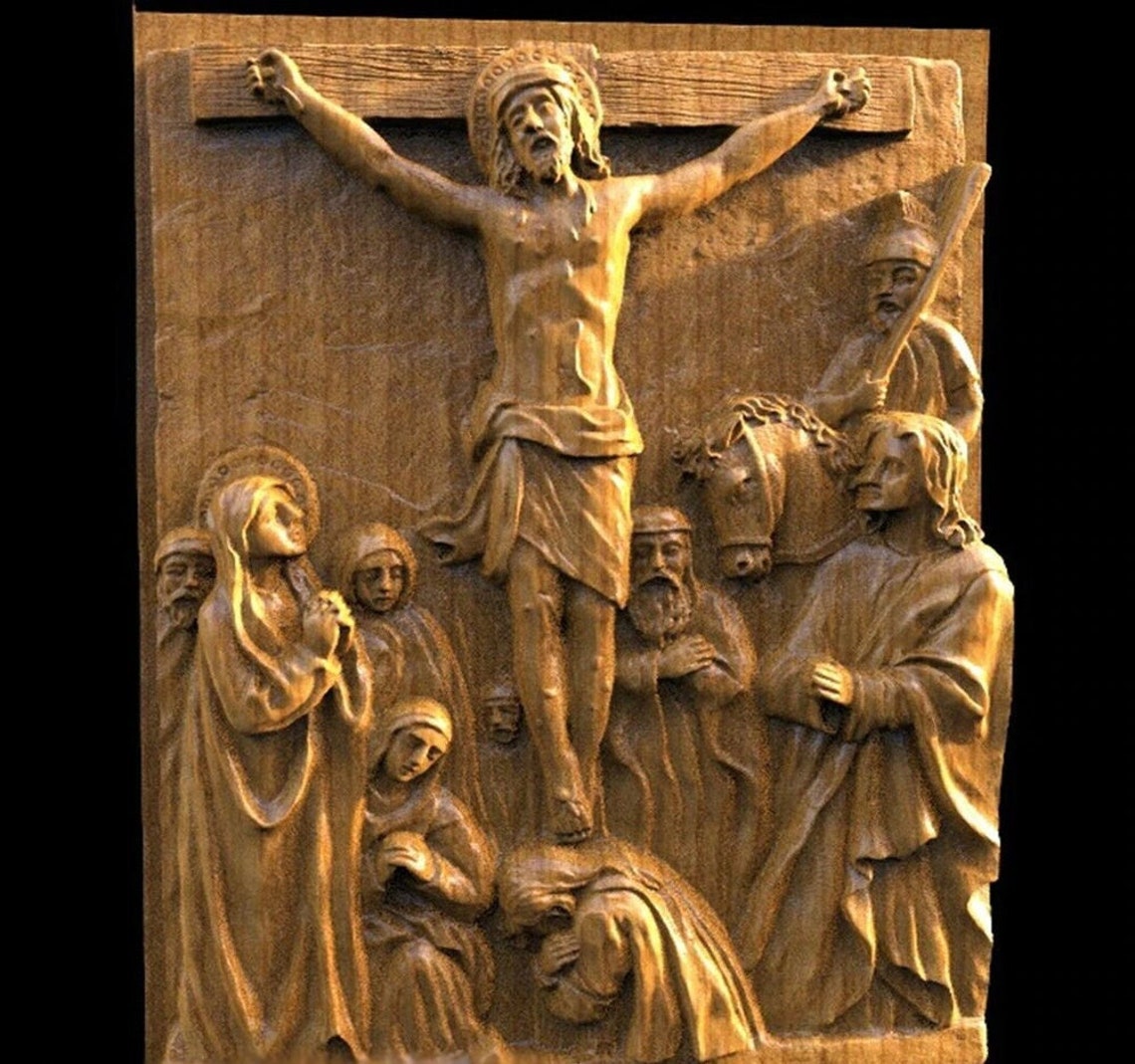 3D Jesus Christ STL Model, Model for CNC, Realistic Indoor Crafts ...