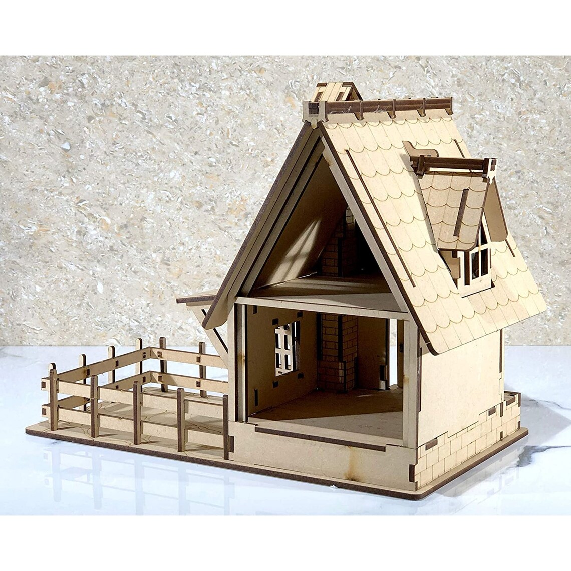 Medieval Village House Model, Best 3D Model File, Small Tabletop Decor ...