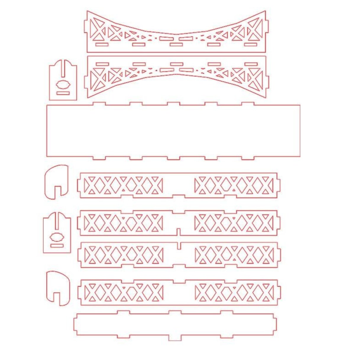 Tower Bridge Template, 3D Puzzle Model, CNC Laser Cut Files, 2022 ...