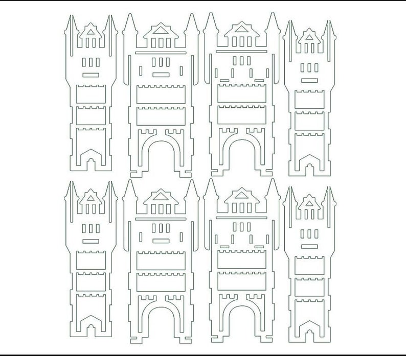 Tower Bridge Template, 3D Puzzle Model, CNC Laser Cut Files, 2022 ...
