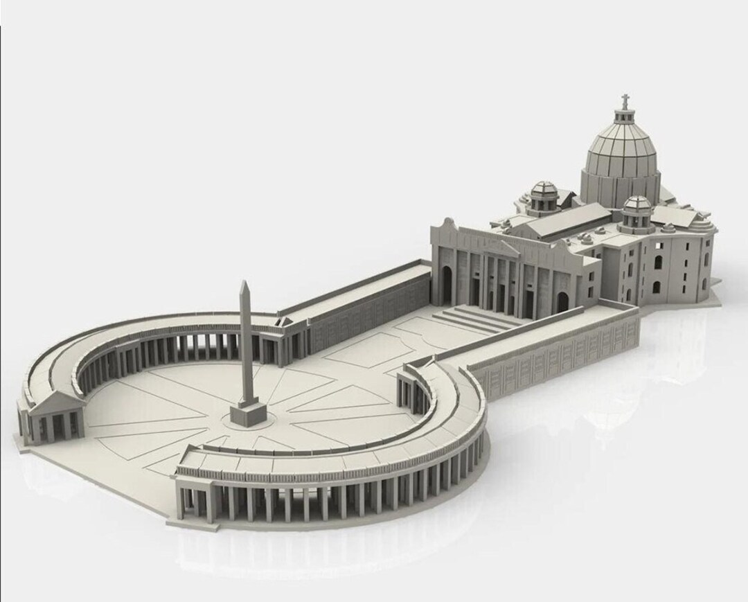 3D Vatican Puzzle Model, 2022 Laser Cut Files, Svg Dxf Pdf Model, New ...