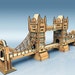 Tower Bridge Template, 3D Puzzle Model, CNC Laser Cut Files, 2022 ...