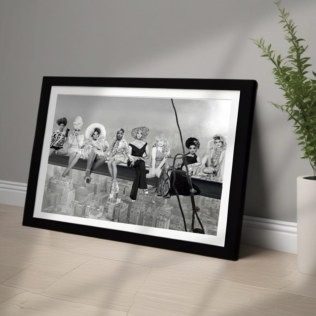 The Queens of Rupaul’s Drag Race Atop a Skyscraper - Print - Etsy