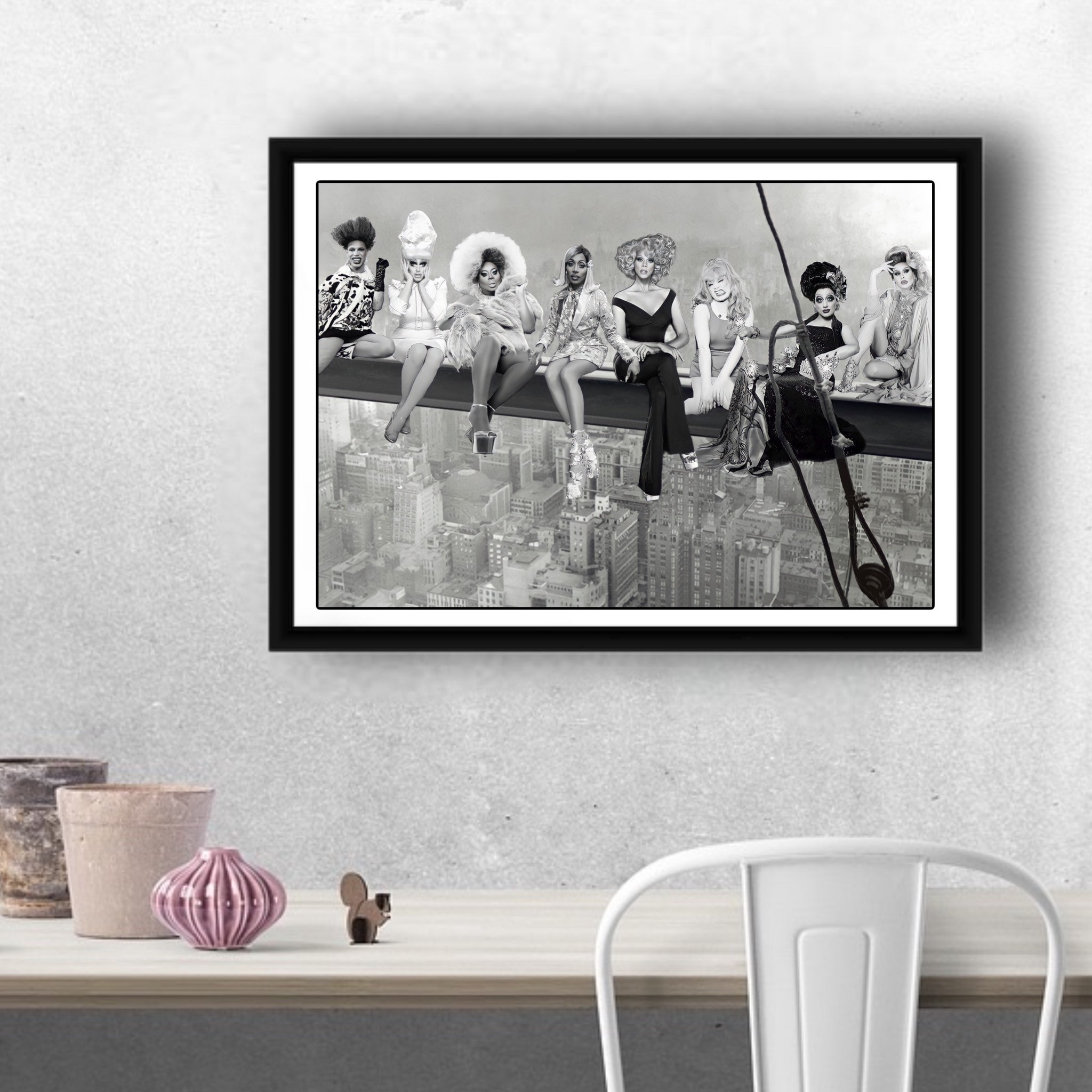 The Queens of Rupauls Drag Race Atop a Skyscraper Print - Etsy