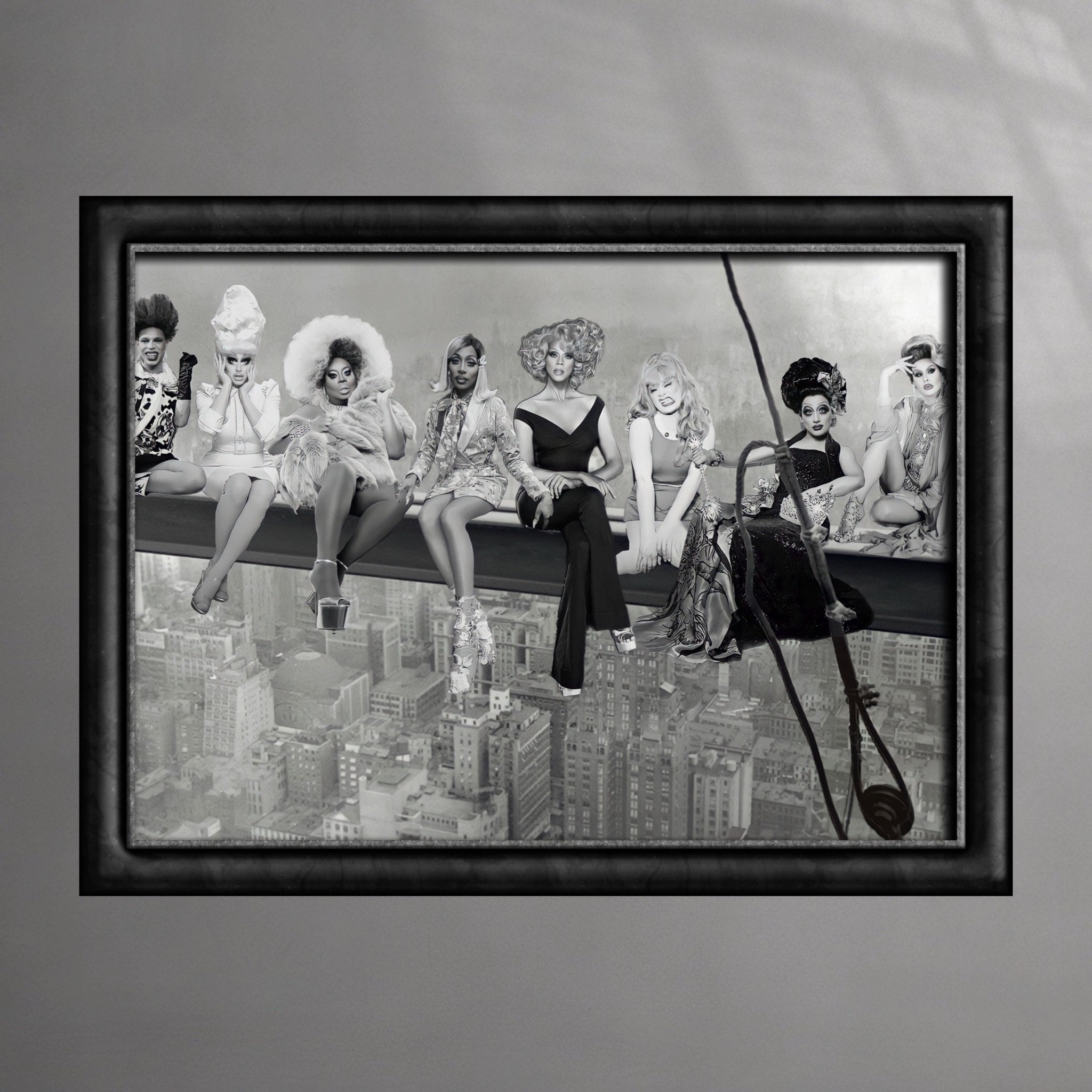 The Queens of Rupauls Drag Race Atop a Skyscraper Print - Etsy