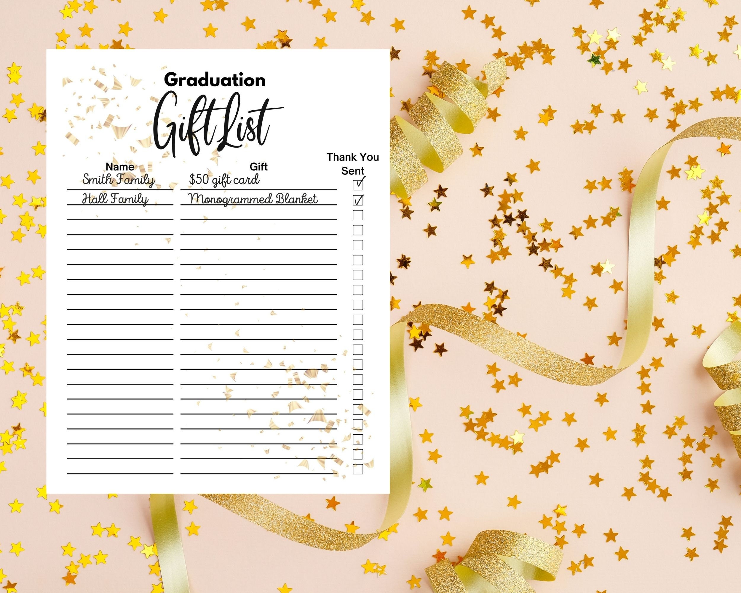 Graduation Printables, Graduation Gift List, How Well Do You Know the ...