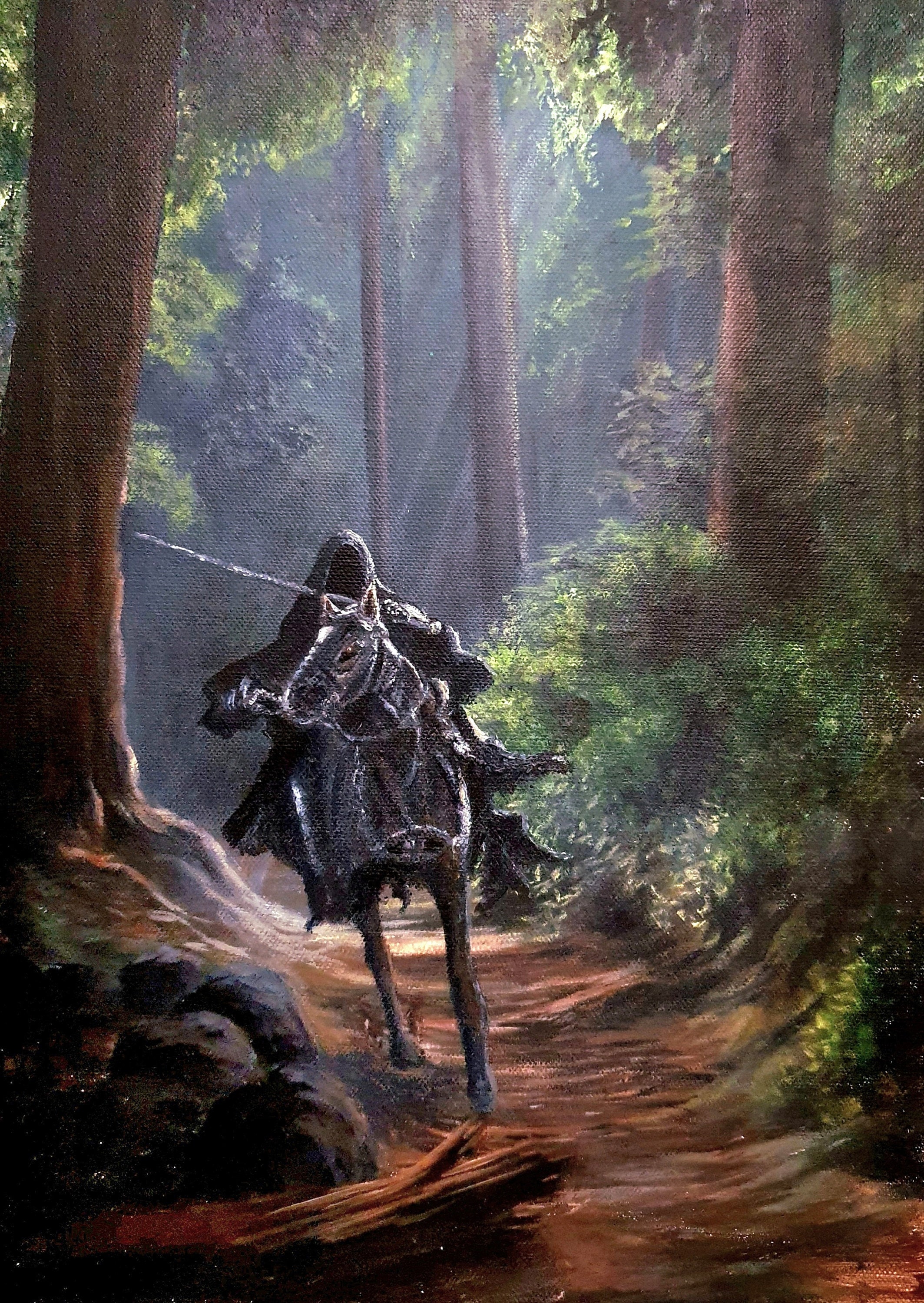 Lord of the Rings Art Ringwraiths Signed Print - Etsy