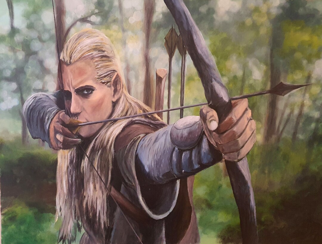 Lord of the Rings Art | Greenleaf | Art Print - Etsy