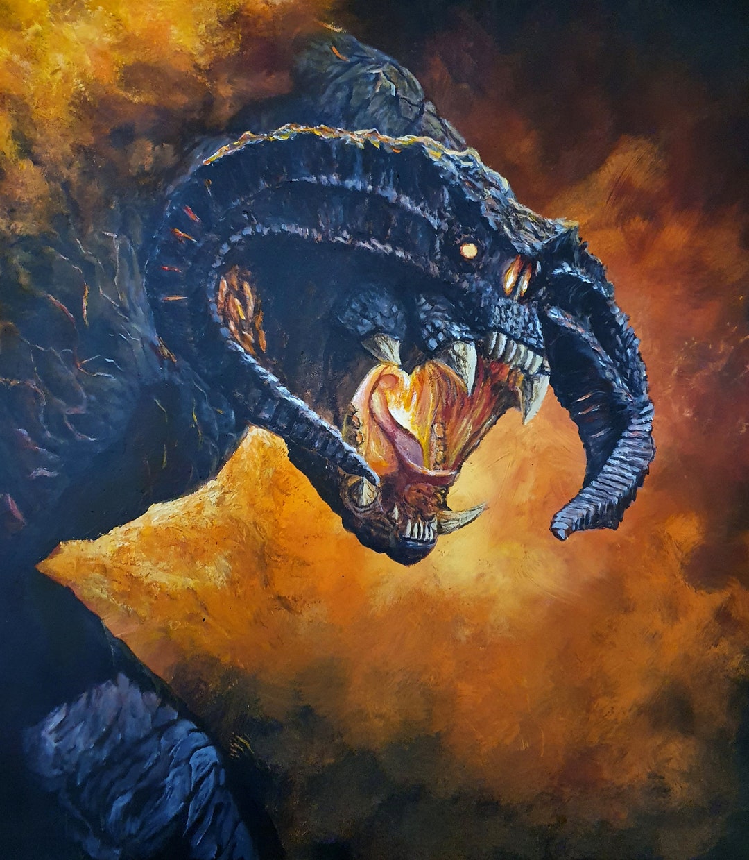 Lord of the Rings Art | Flame of Udun | Art Print - Etsy