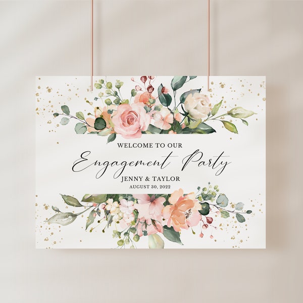 Welcome to Engagement Party - Etsy