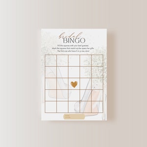 Bridal Shower Games, Whats in Your Purse?, Bridal Bingo Shower Game ...