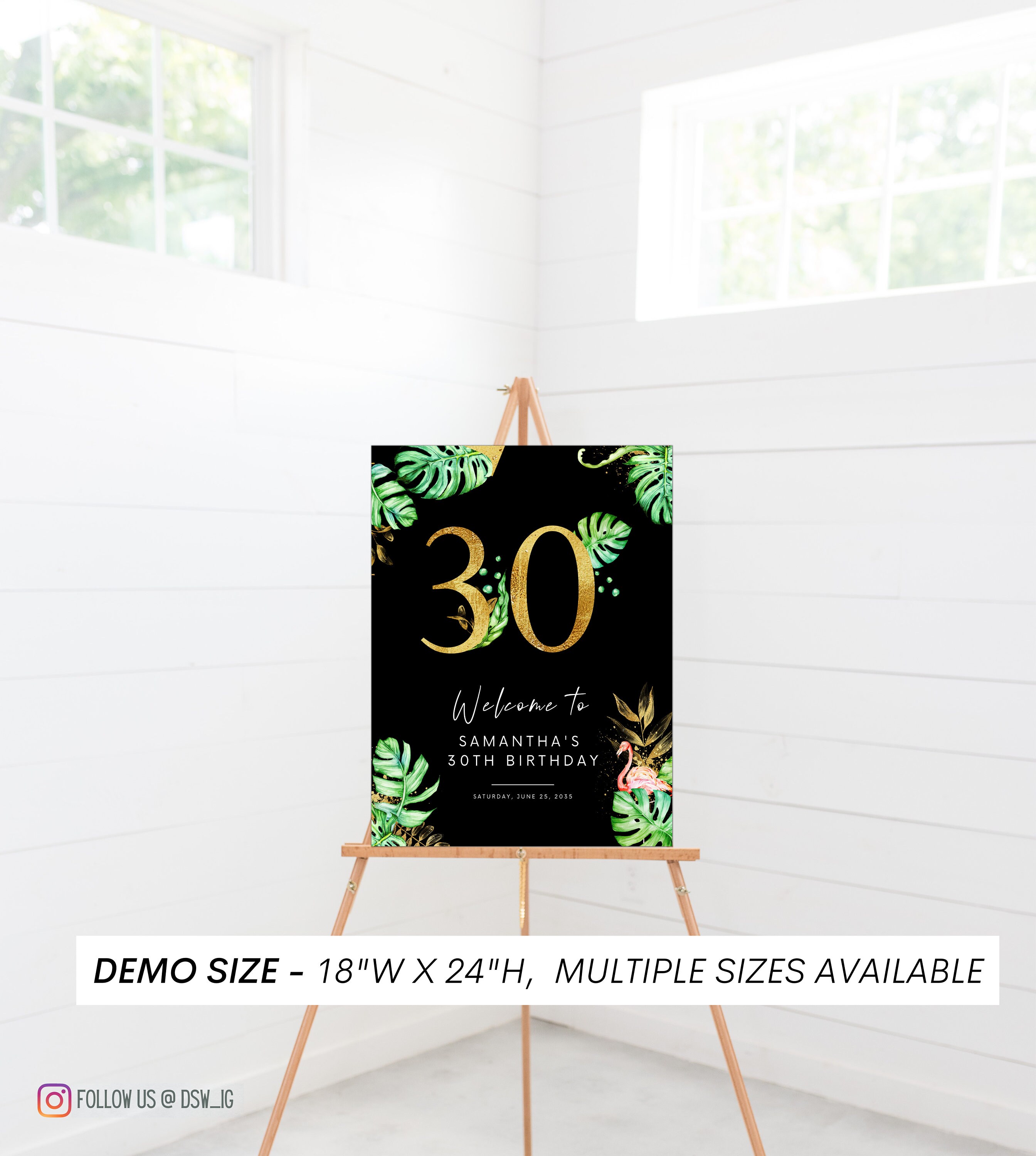 30th Birthday Party Welcome Sign Decorations Party Decor - Etsy