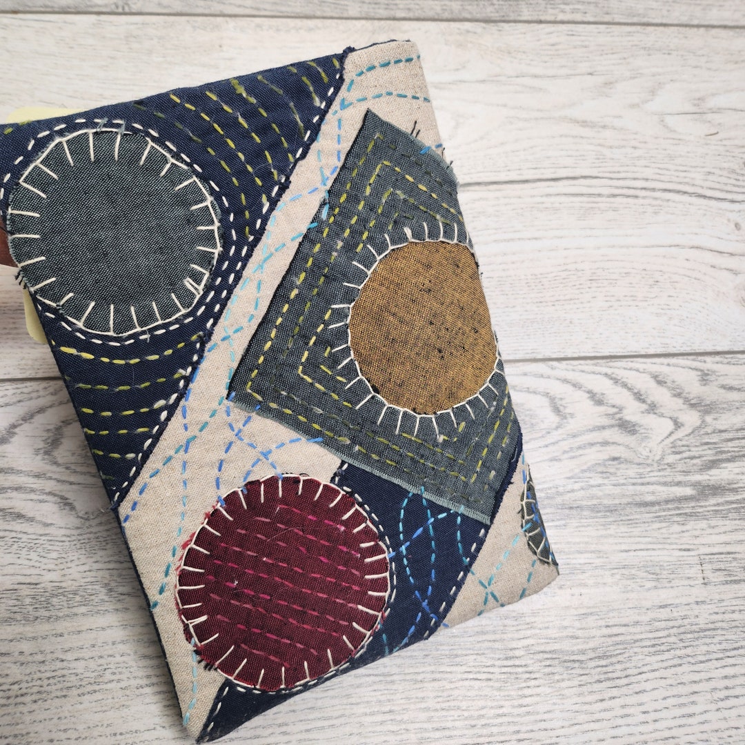 Sashiko Book Cover Kit - Etsy