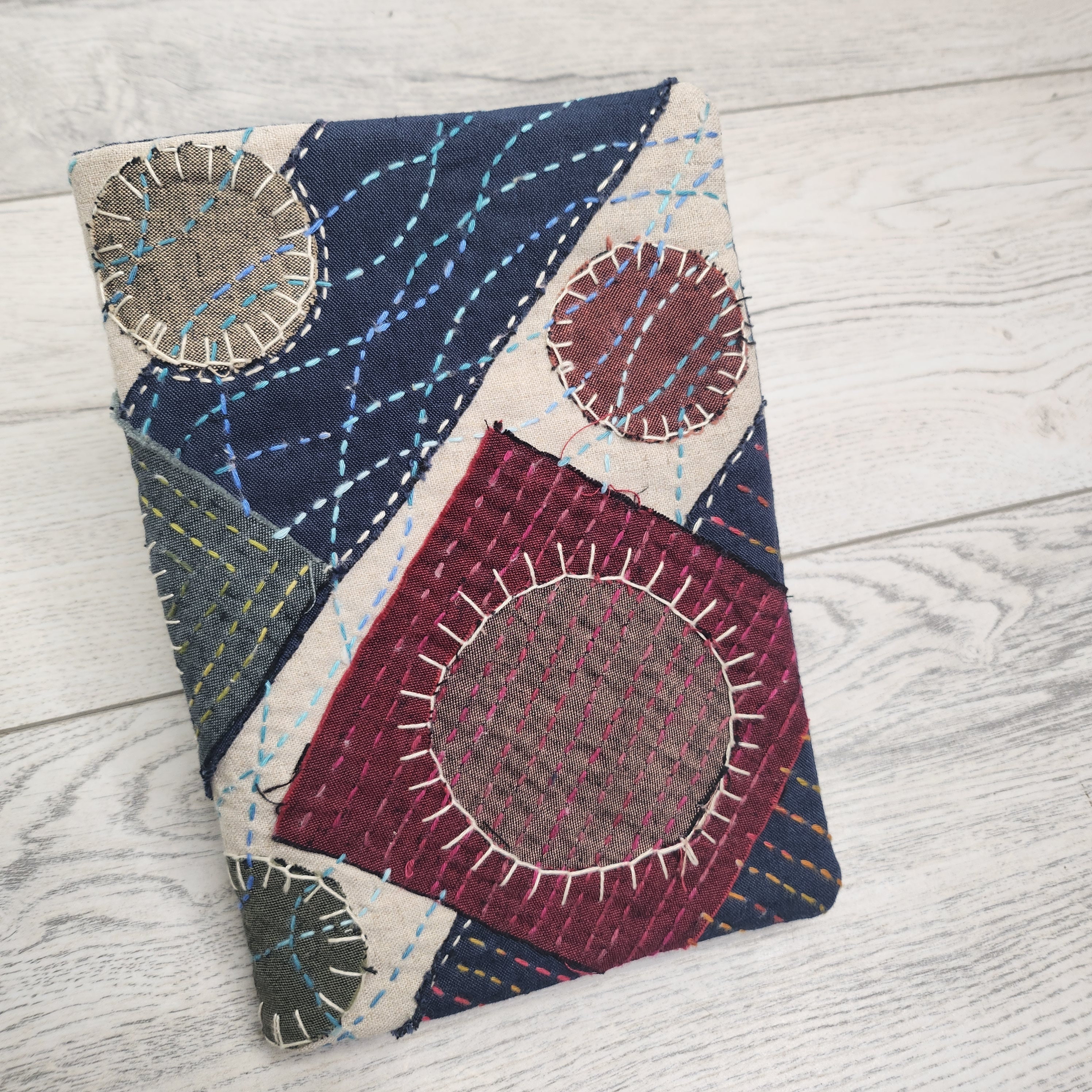 Sashiko Book Cover Kit - Etsy