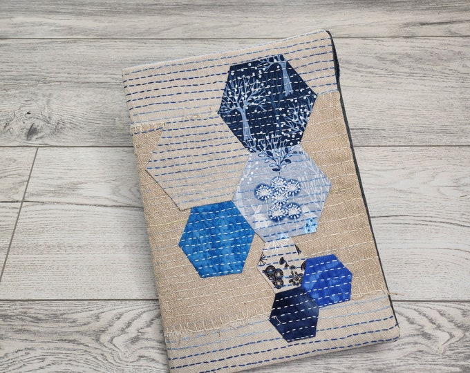 Hexagon and Stitch Book Cover Kit - Etsy