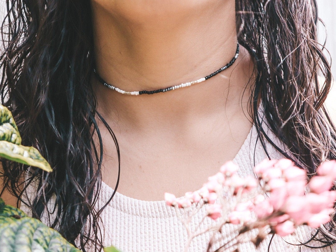 Collar Negro, Regalos Para Él Novio, Collar Grunge, Navidad Gótica ...