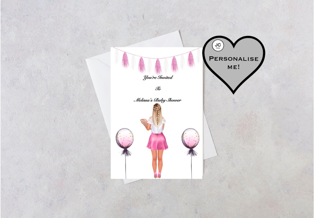Baby Shower Invitation - Baby Shower Invite - New Baby - Newborn ...