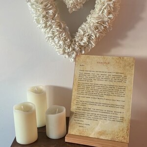 A Love Letter - A4 Size - Posted/framed/emailed - Etsy