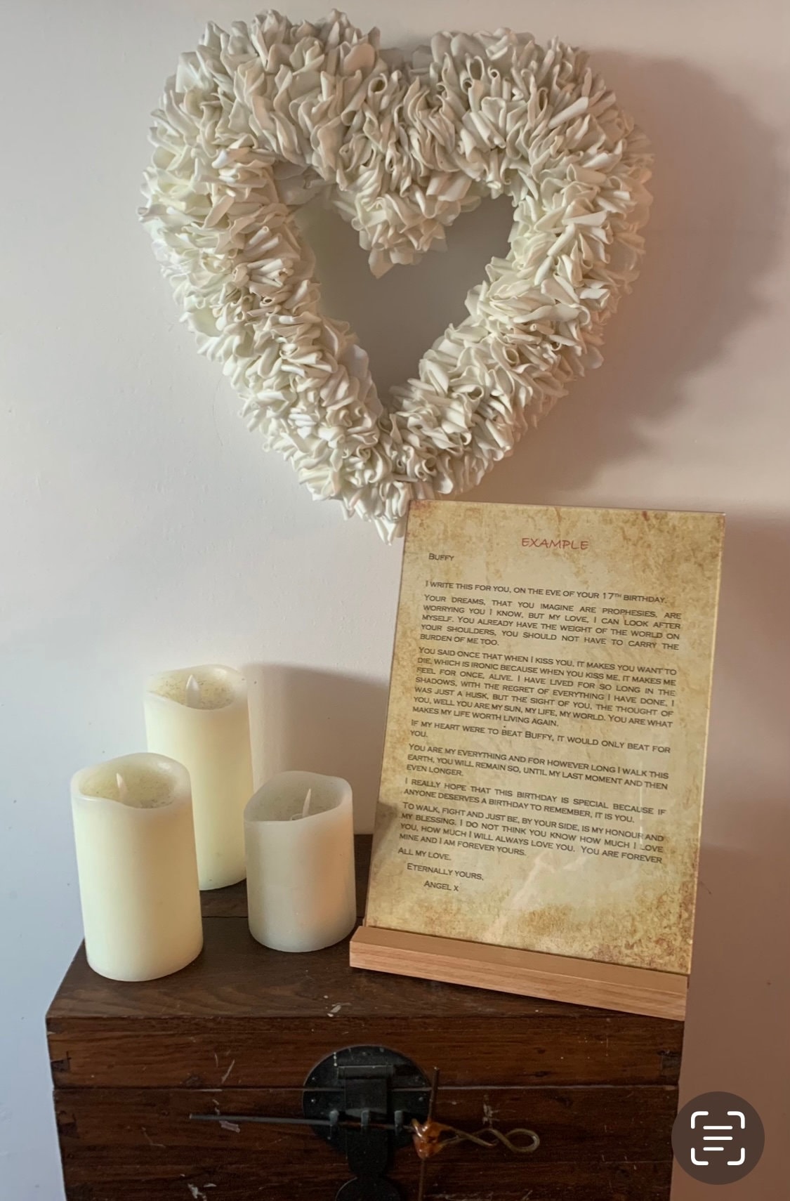 A Love Letter - A4 Size - Posted/framed/emailed - Etsy