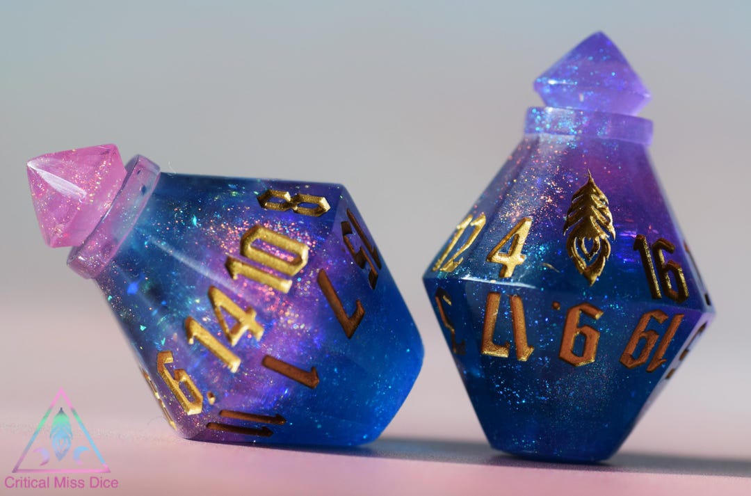 Single Handmade Potion D20 Dice - Etsy