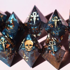 Vampire the Masquerade D10 Set 5 Ankh and 5 Hunger - Etsy
