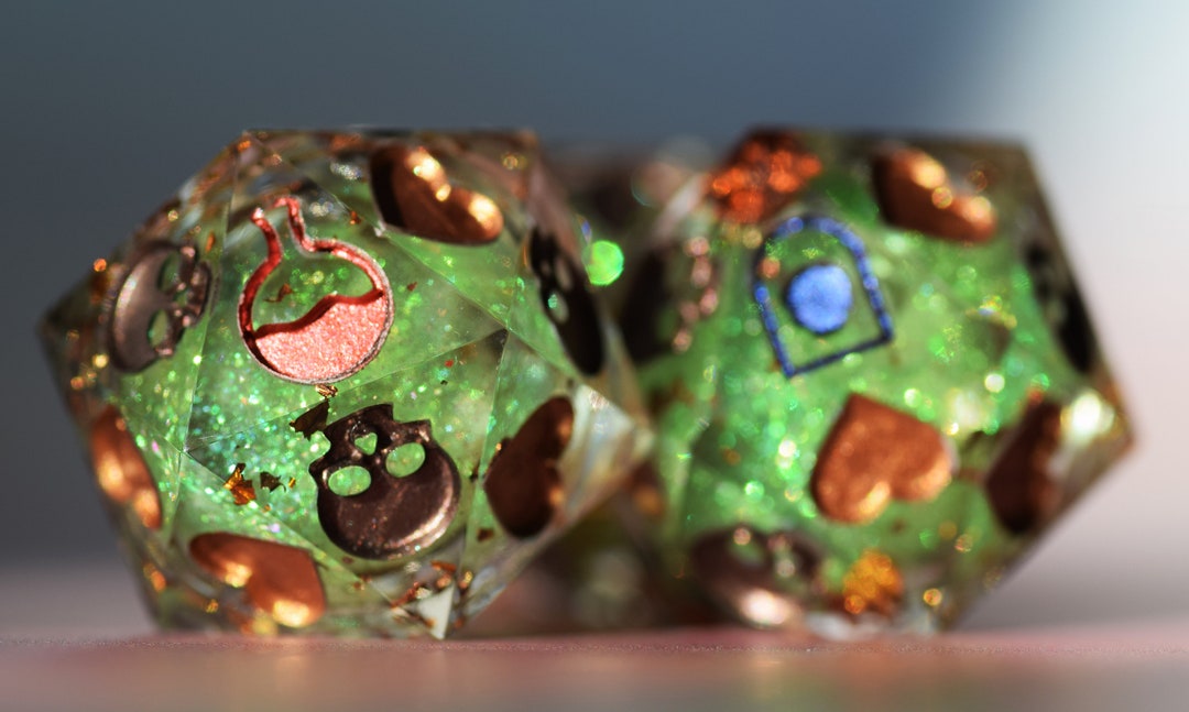 Gloaming Glade Death Save D20 Dice - Etsy
