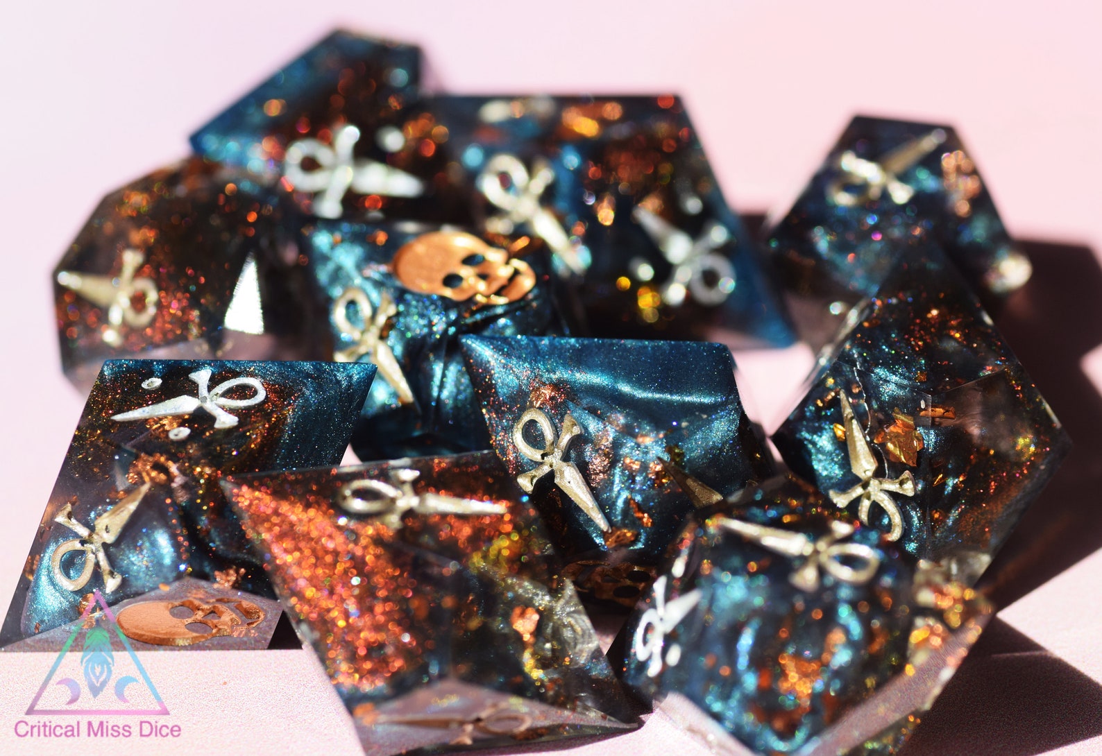 Vampire the Masquerade D10 Set 5 Ankh and 5 Hunger - Etsy