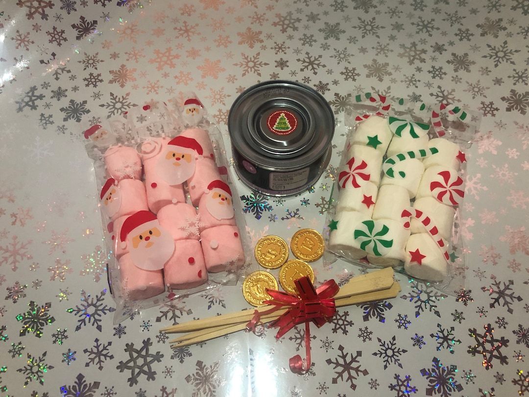 Christmas Marshmallow Toasting Kit - Etsy