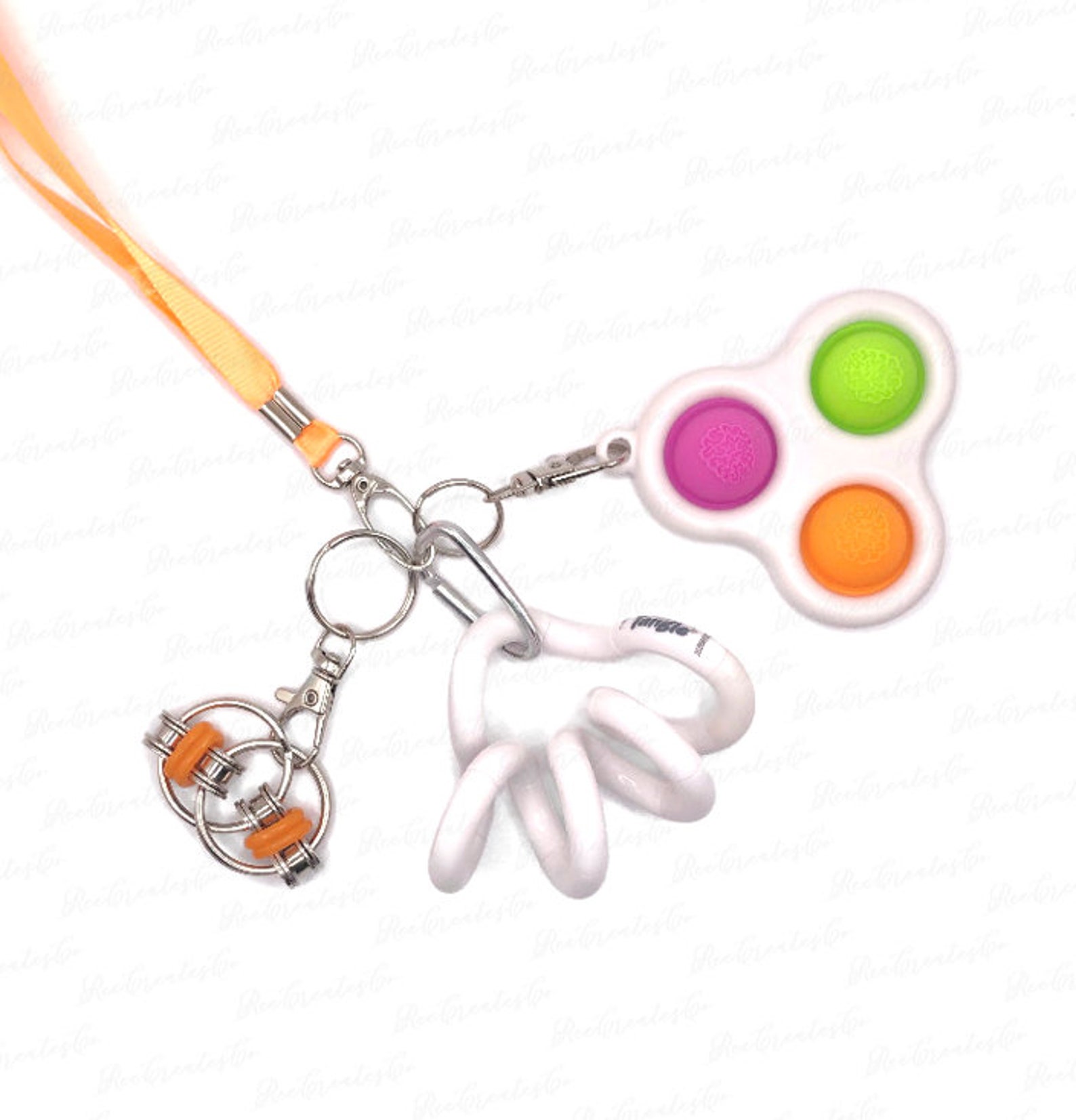 Fidget Toy Lanyard Back to School Sensory Aid, Desk Fidget Toys - Etsy