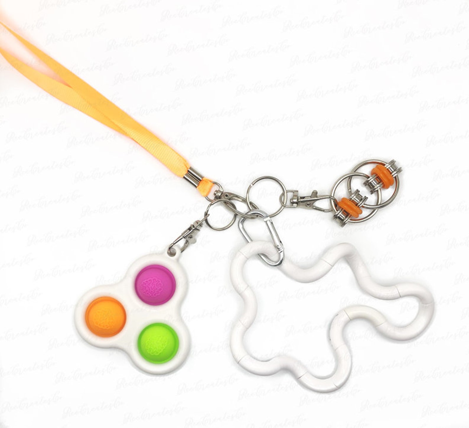 Fidget Toy Lanyard Back to School Sensory Aid, Desk Fidget Toys - Etsy