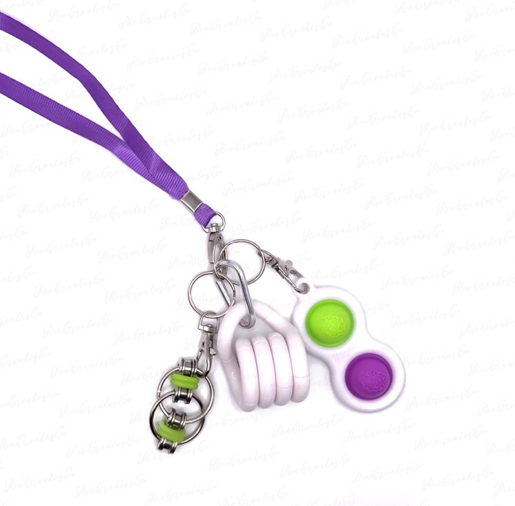 Fidget Toy Lanyard Autism ADHD Anxiety SEN & Dyspraxia - Etsy UK