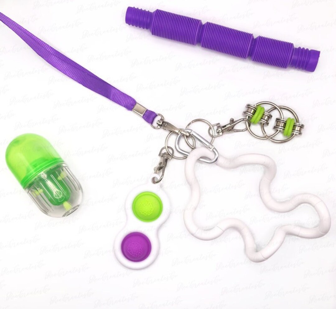 Fidget Toy Lanyard Autism ADHD Anxiety SEN & Dyspraxia - Etsy UK