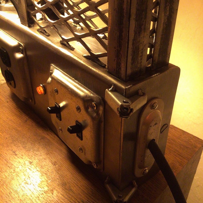 Industrial Lamp and Outlet - Etsy