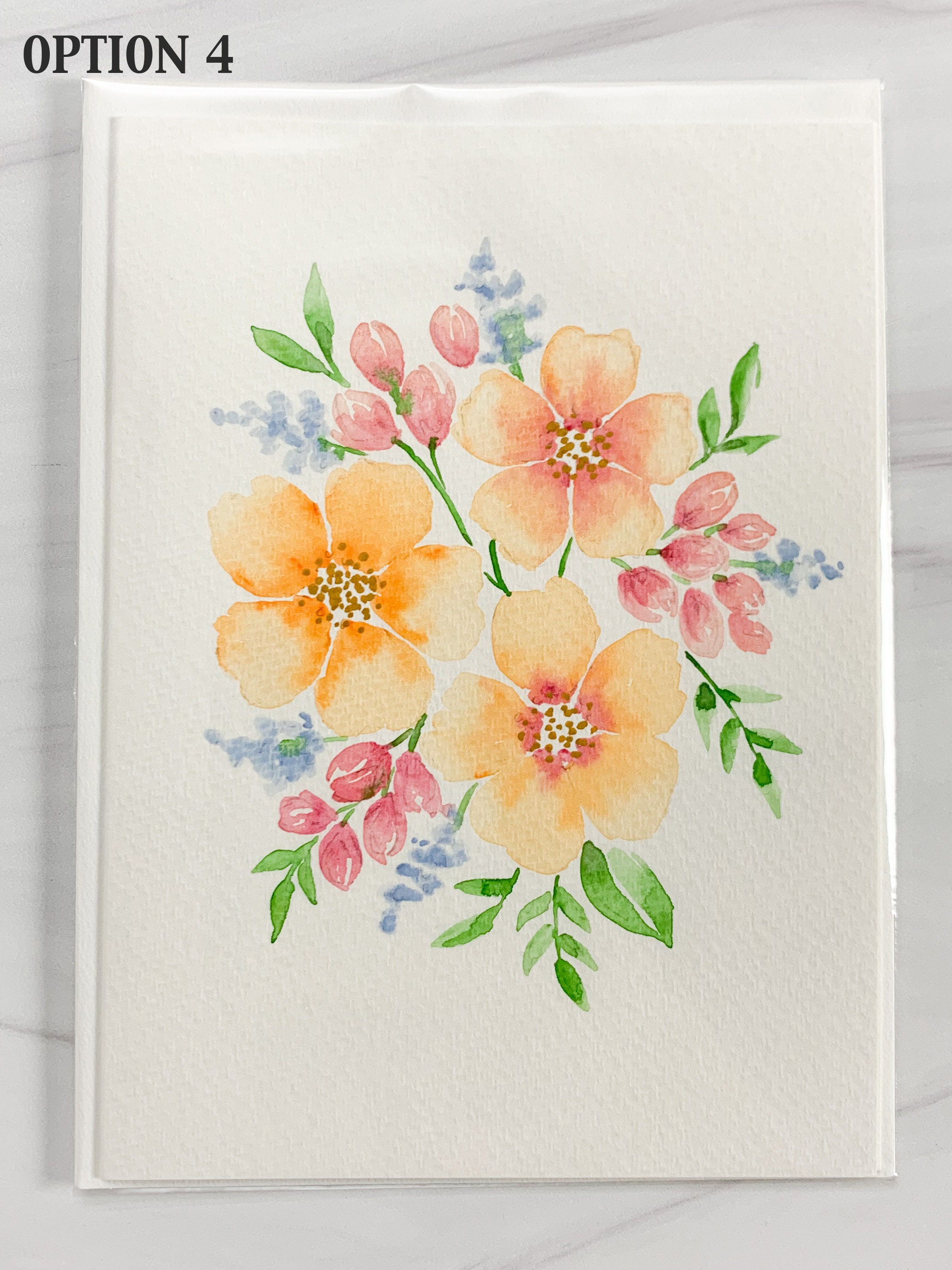 Hand Painted Floral Greeting Cards / Watercolor Cards / Sold ...