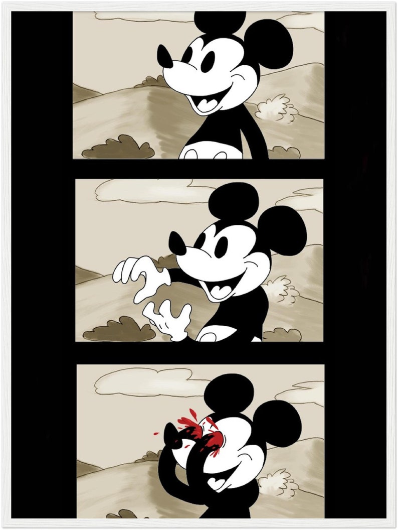 Mickey Meme Printable Poster Mickey Mouse Meme Wall Art - Etsy