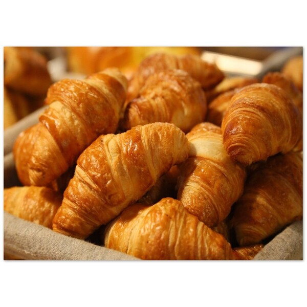 Croissant Art - Etsy
