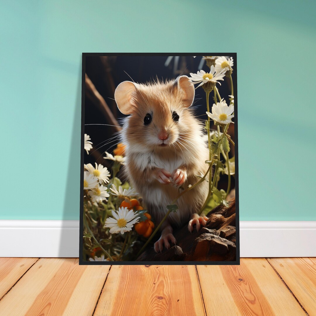 Mouse Printable Wall Art Mouse Clip Art Mouse Wall Decor Cute - Etsy