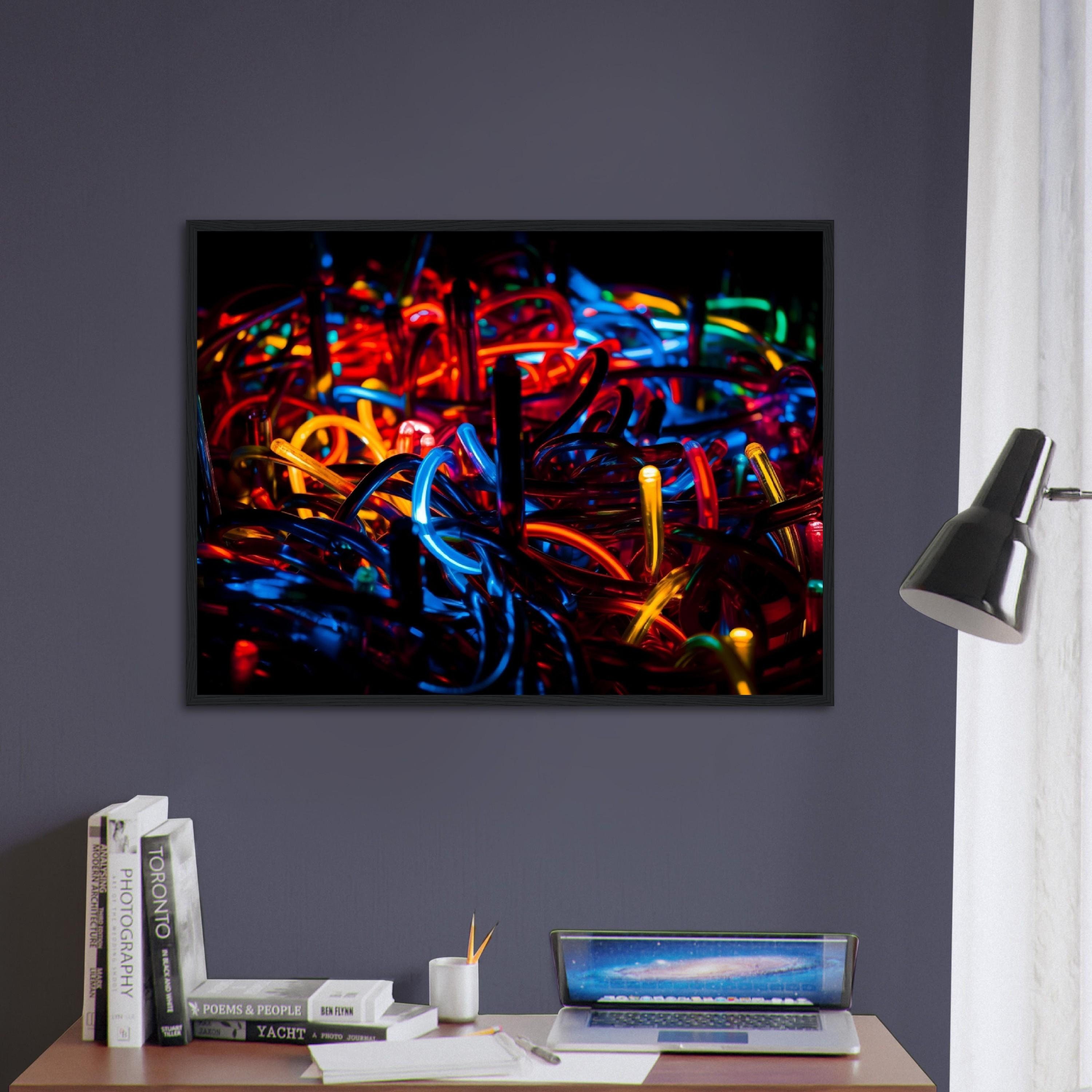 Neon Printable Wall Art Neon Wall Decor Neon Printable Poster Vivid ...