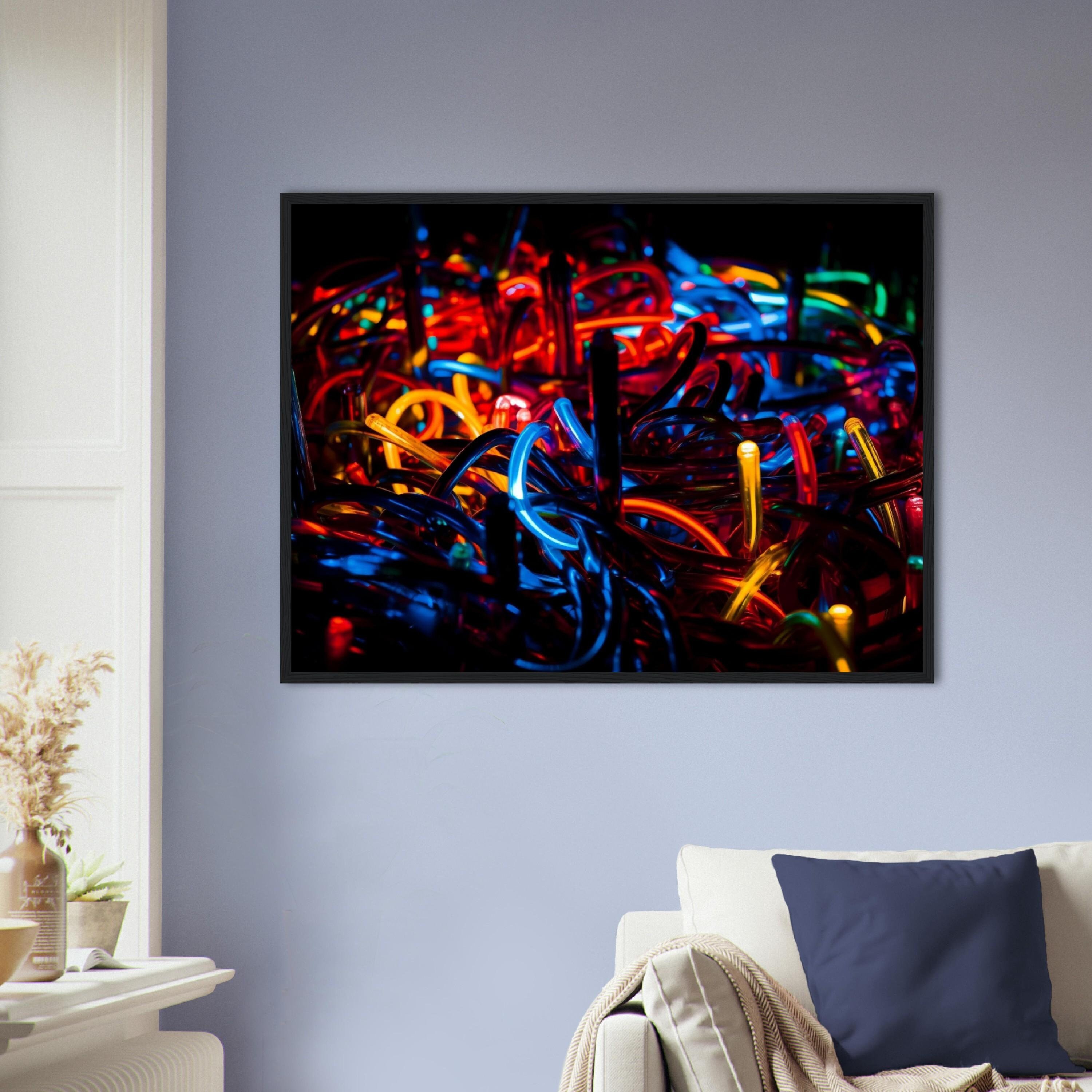 Neon Printable Wall Art Neon Wall Decor Neon Printable Poster Vivid ...