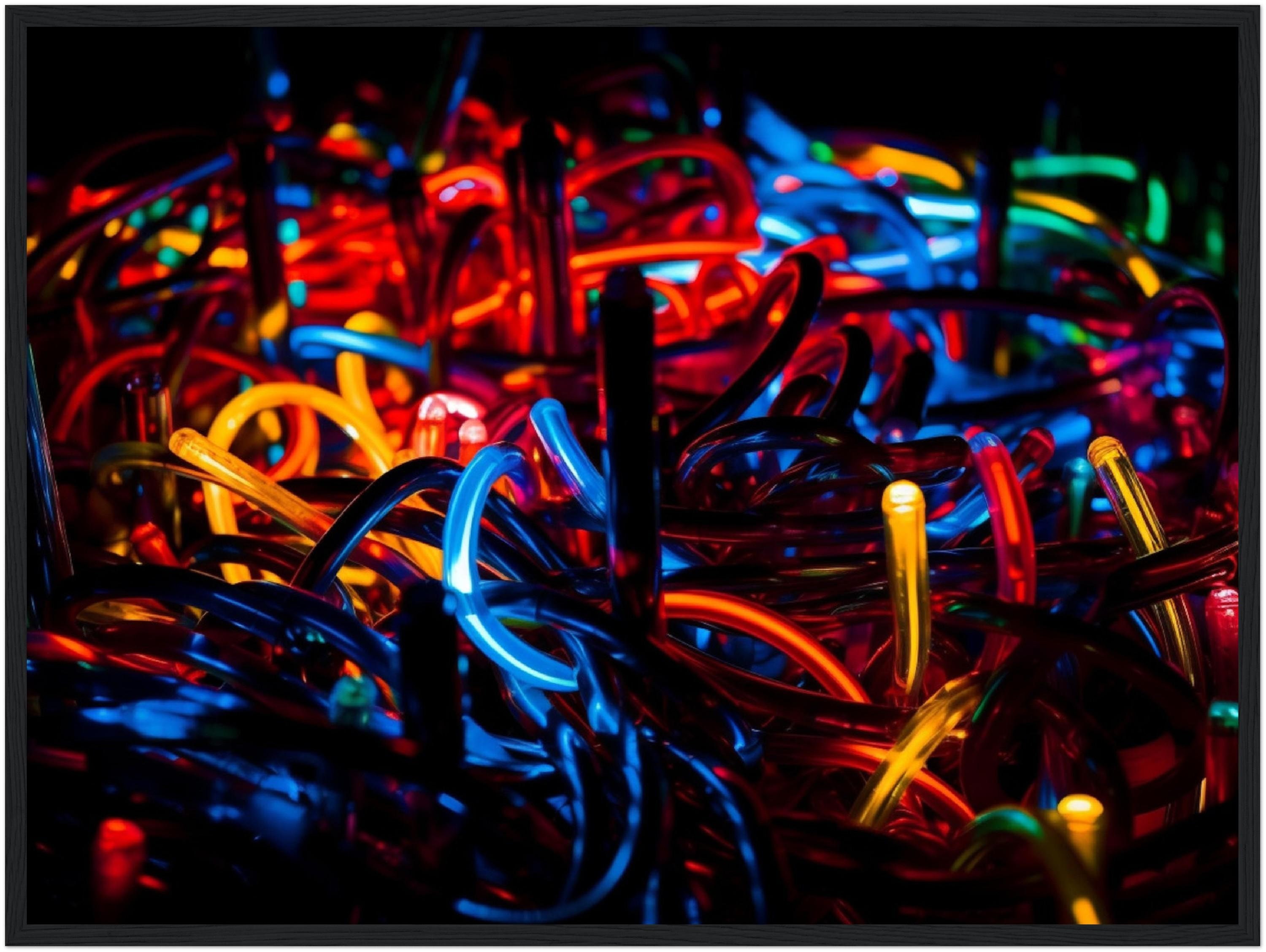 Neon Printable Wall Art Neon Wall Decor Neon Printable Poster Vivid ...