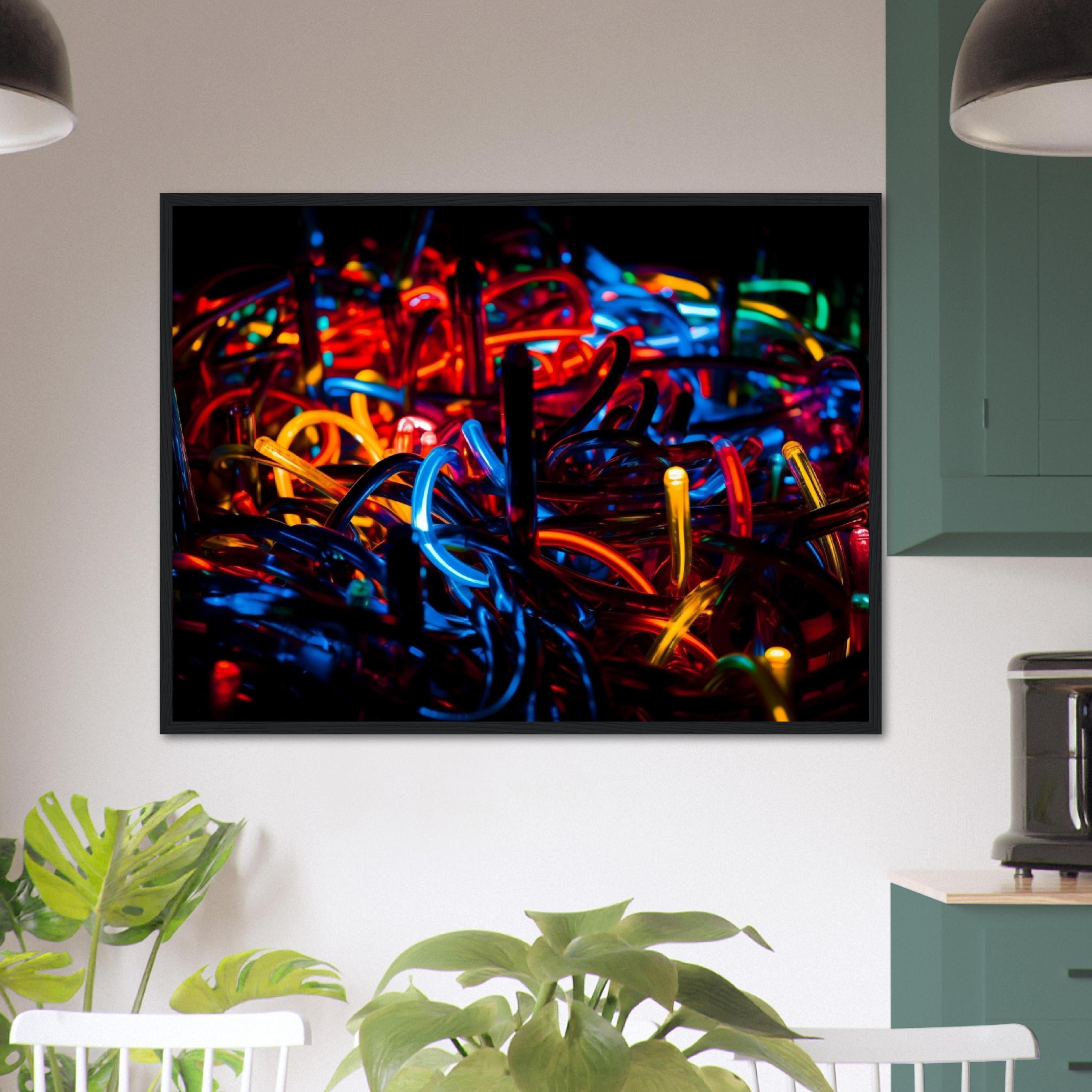 Neon Printable Wall Art Neon Wall Decor Neon Printable Poster Vivid ...