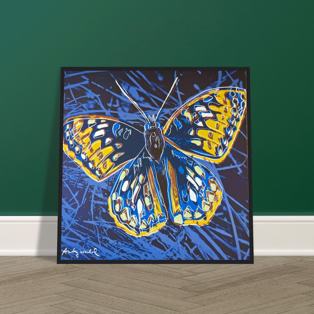 Andy Warhol Butterfly Andy Warhol Prints Andy Warhol Species - Etsy