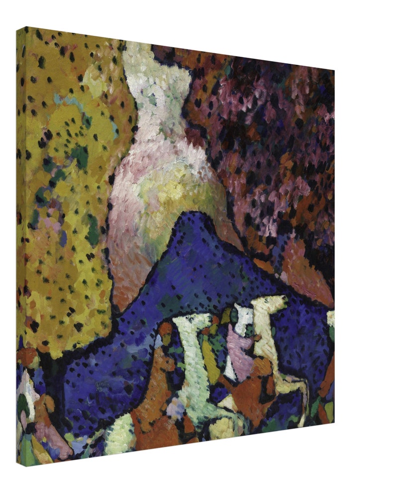 Kandinsky Blue Mountain Kandinsky Wall Art Kandinsky Prints Kandinsky ...