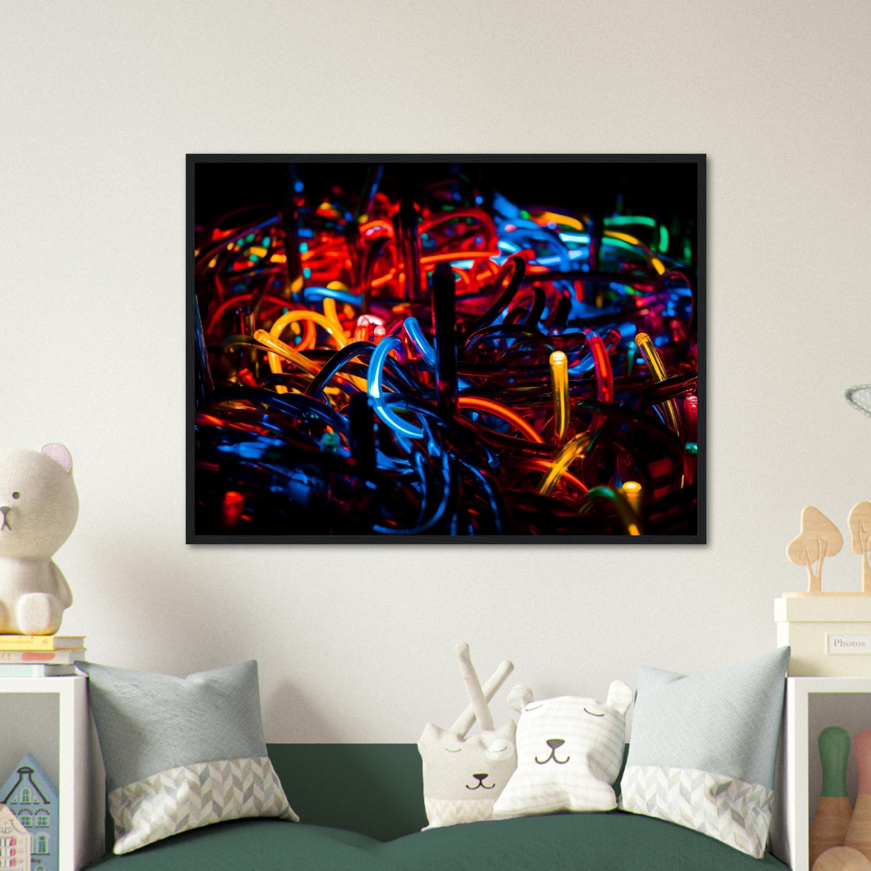 Neon Printable Wall Art Neon Wall Decor Neon Printable Poster Vivid ...