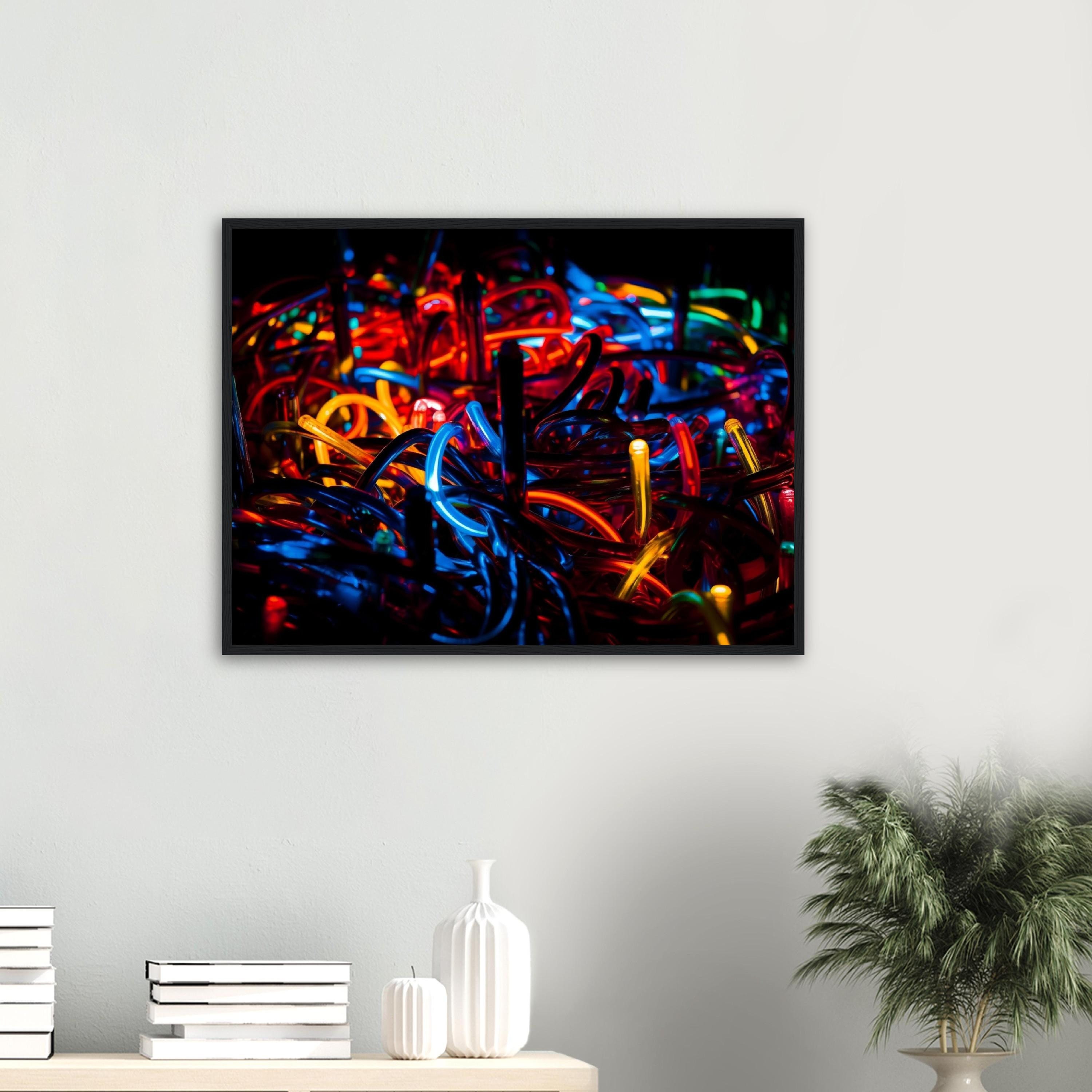 Neon Printable Wall Art Neon Wall Decor Neon Printable Poster Vivid ...