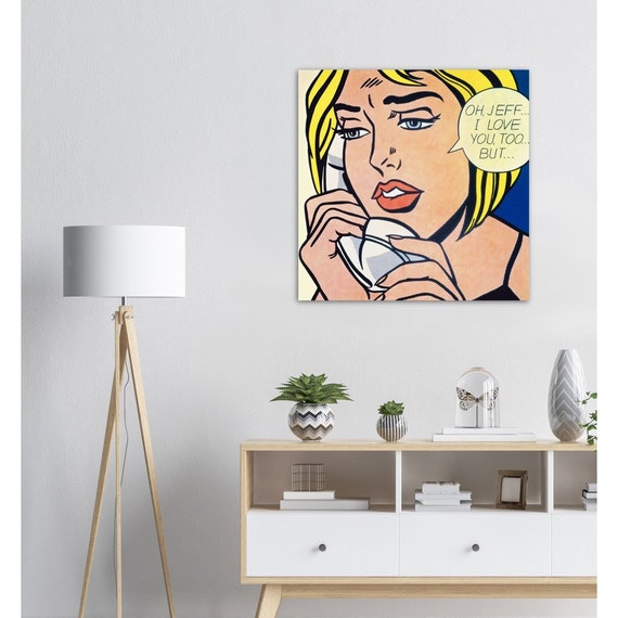 Roy Lichtenstein Oh Jeff I Love You Too But