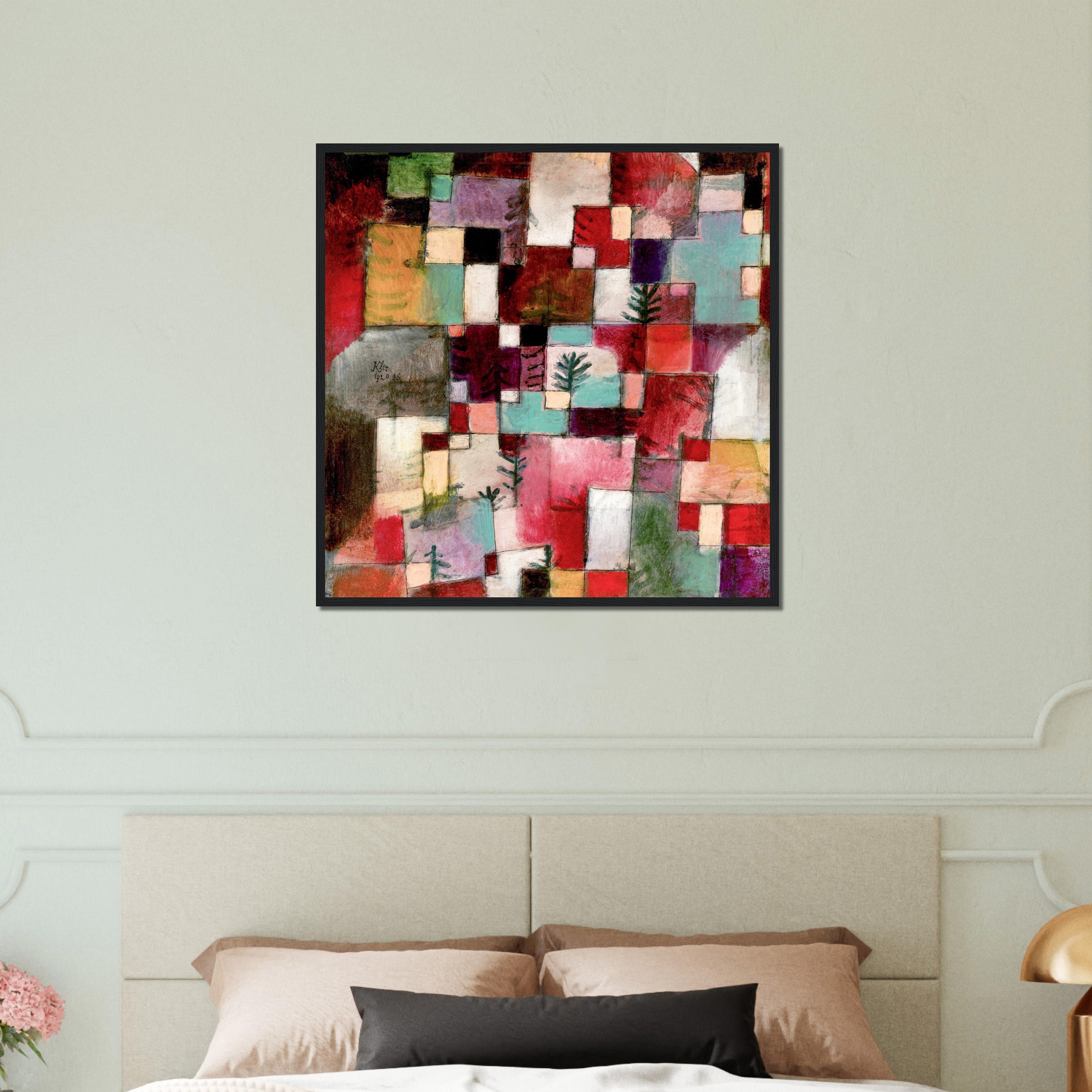 Paul Klee Red Green and Violet Printable Wall Art Paul Klee - Etsy